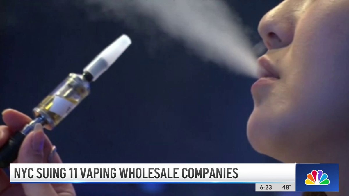 New York City sues 11 vaping wholesale companies – NBC New York