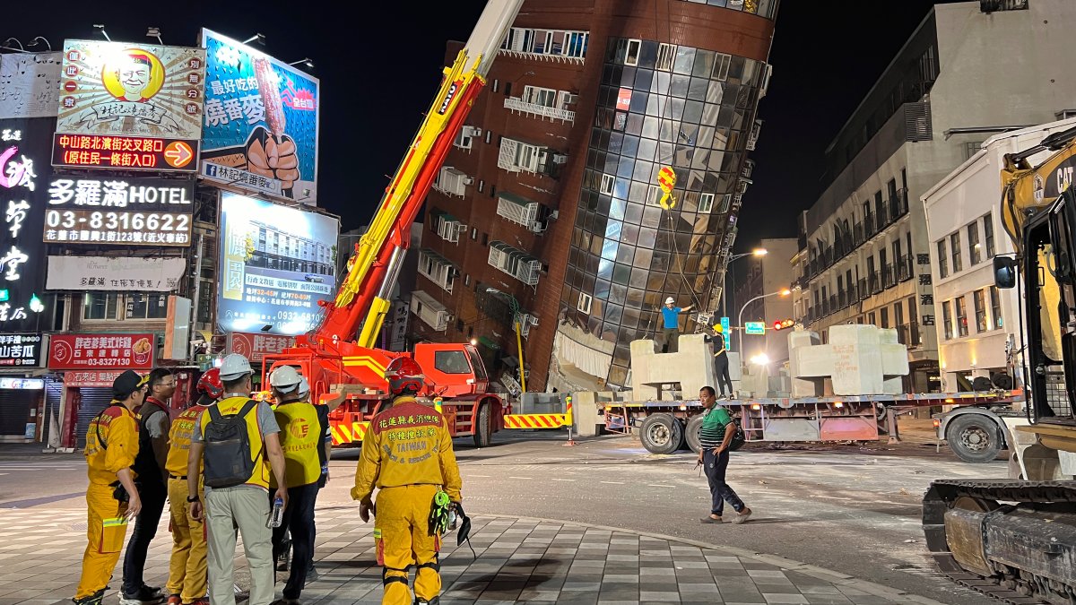 Taiwan earthquake: 9 dead, workers stranded in quarries – NBC New York
