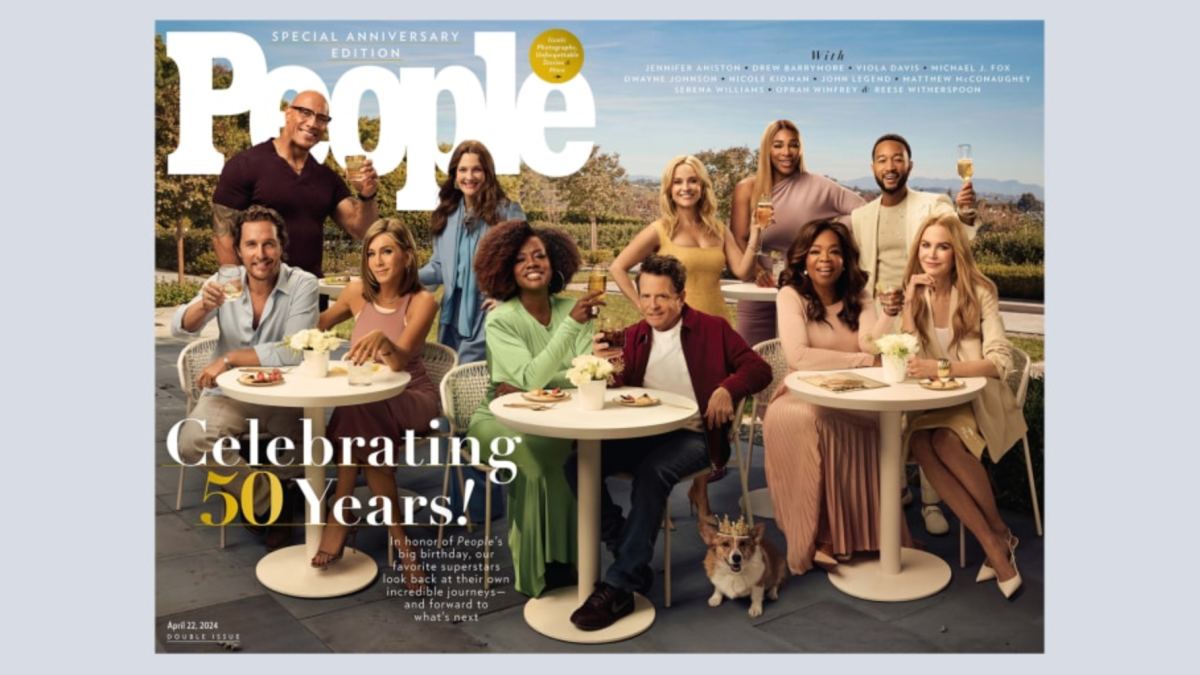 People Magazine reveals 50th anniversary issue with Oprah and more ...