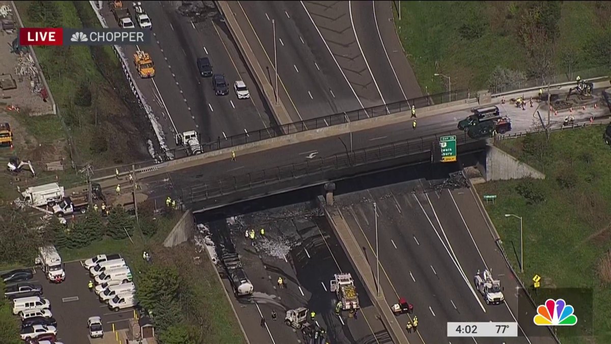 Fiery crash on I-95 in Norwalk, Connecticut closes interstate in both ...