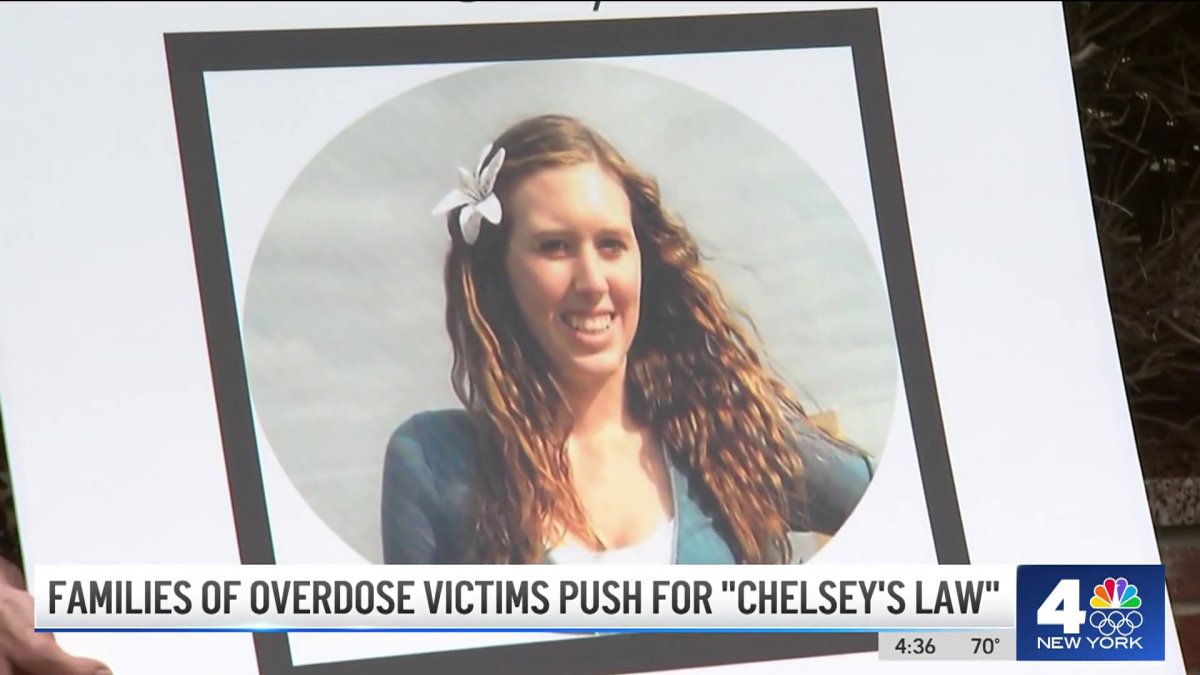 Families of overdose victims push for ‘Chelsey’s Law’ – NBC New York