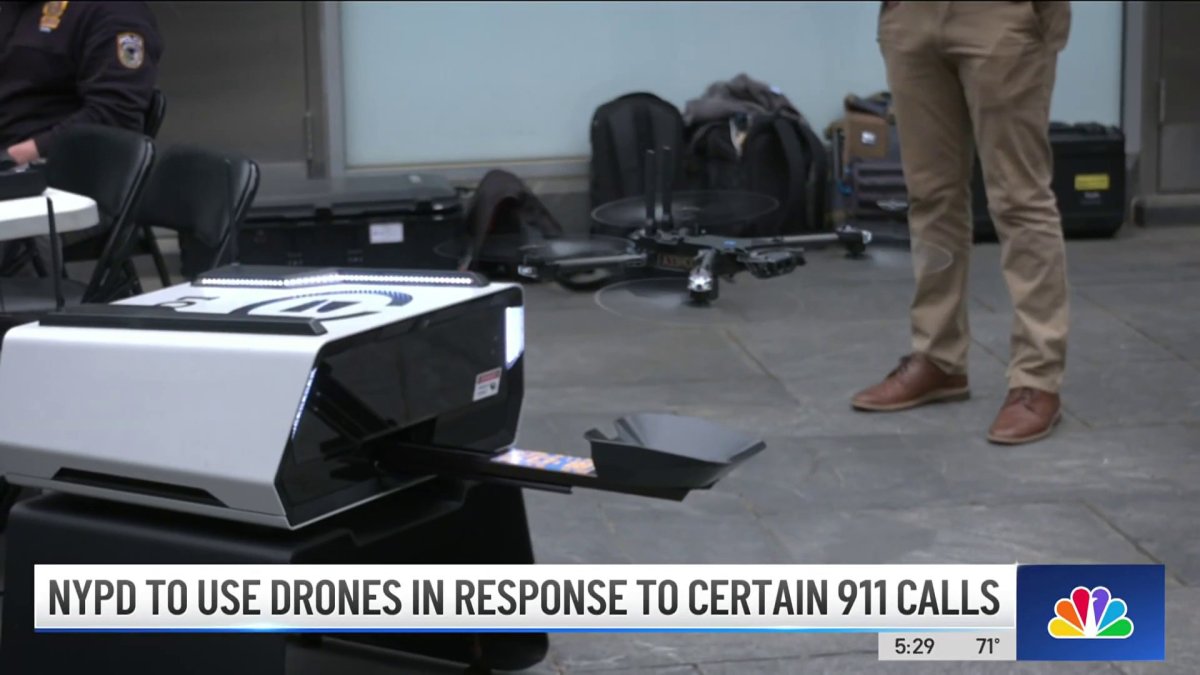 NYPD to use drones in response to certain 911 calls – NBC New York
