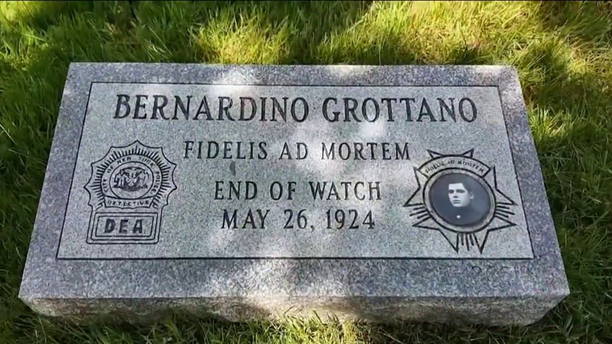 NYPD detective killed in 1924 gets proper gravestone – NBC New York