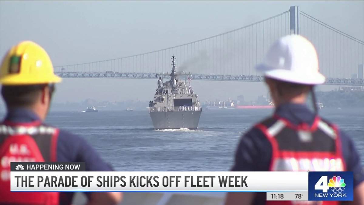 Parade of Ships kicks off Fleet Week NYC 2024 – NBC New York