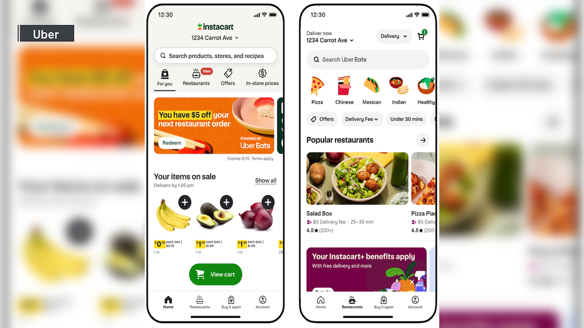 Instacart partners with Uber Eats to offer restaurant deliveries – NBC ...