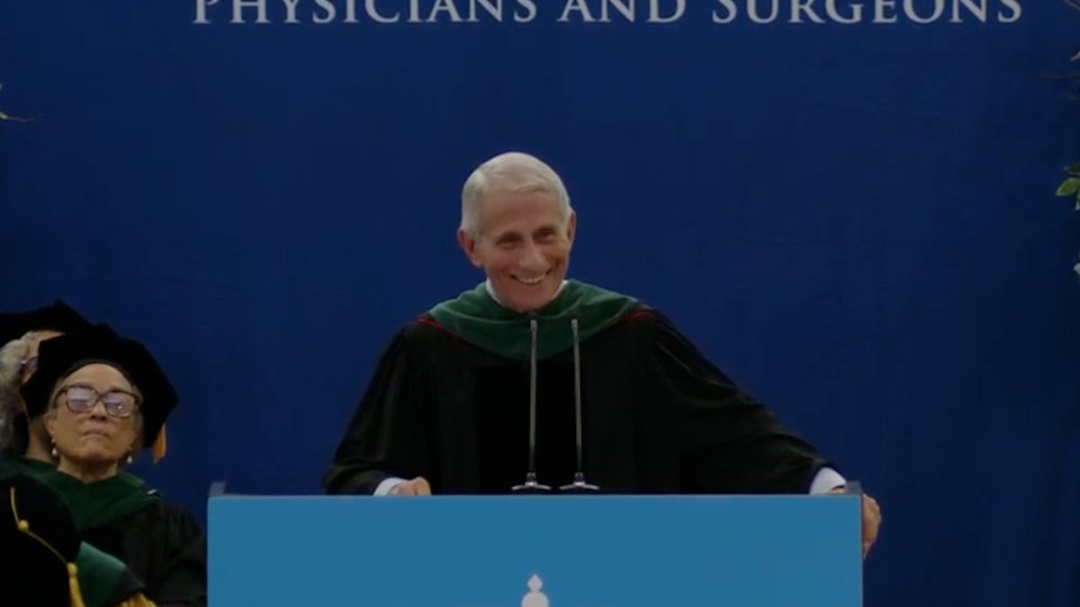 Fauci warns Columbia medical graduates of conspiracy theories, anti ... Fauci warns Columbia medical graduates of conspiracy theories, anti ...
