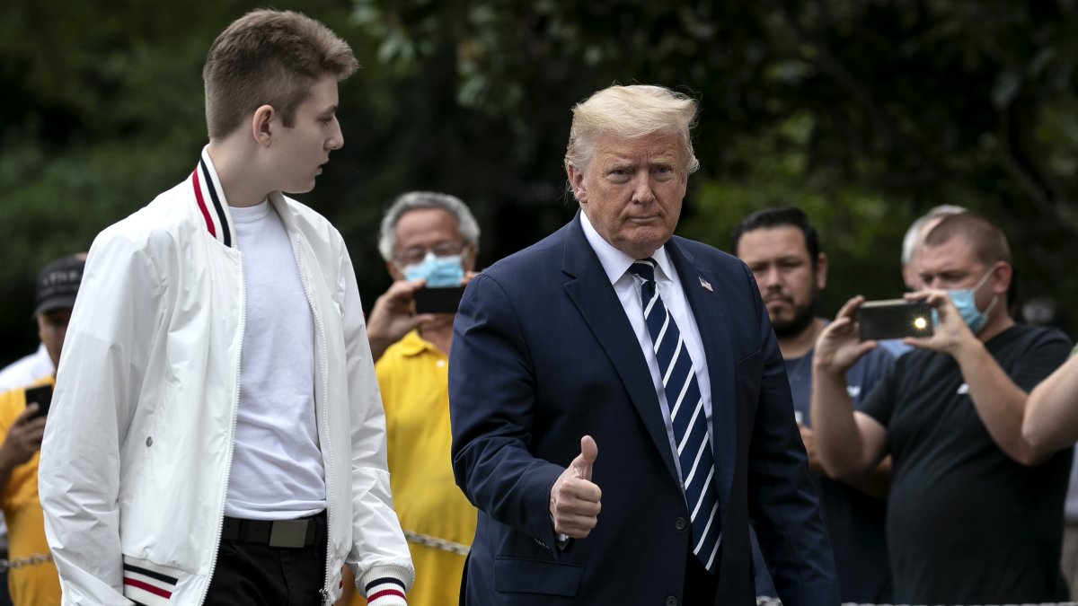 Trump gets Barron’s age wrong when asked about youngest son’s ...
