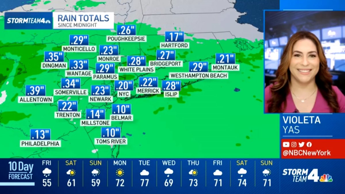 Latest Forecast From Storm Team 4 – NBC New York