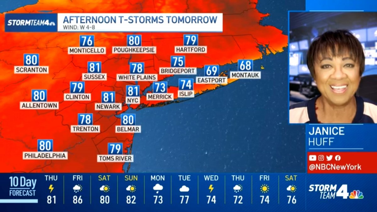 Latest Forecast From Storm Team 4 – NBC New York