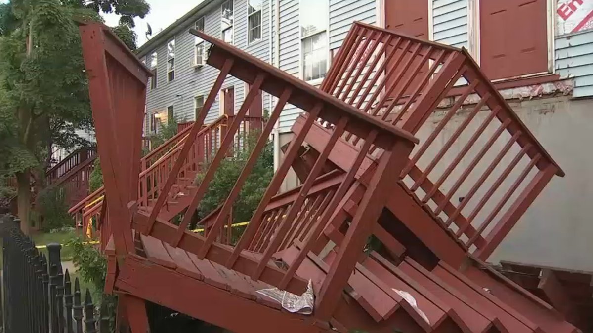 NJ news: Newark deck collapse leaves 8 people hurt – NBC New York