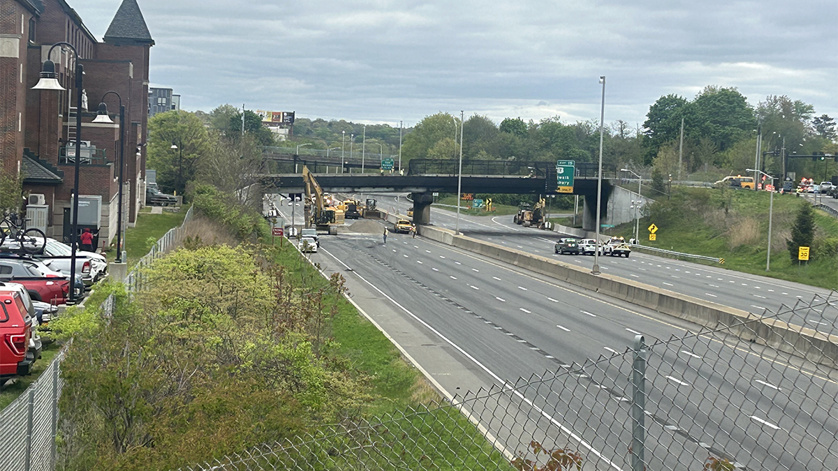 Demolition underway on bridge over I-95 in Norwalk after fire – NBC New ...