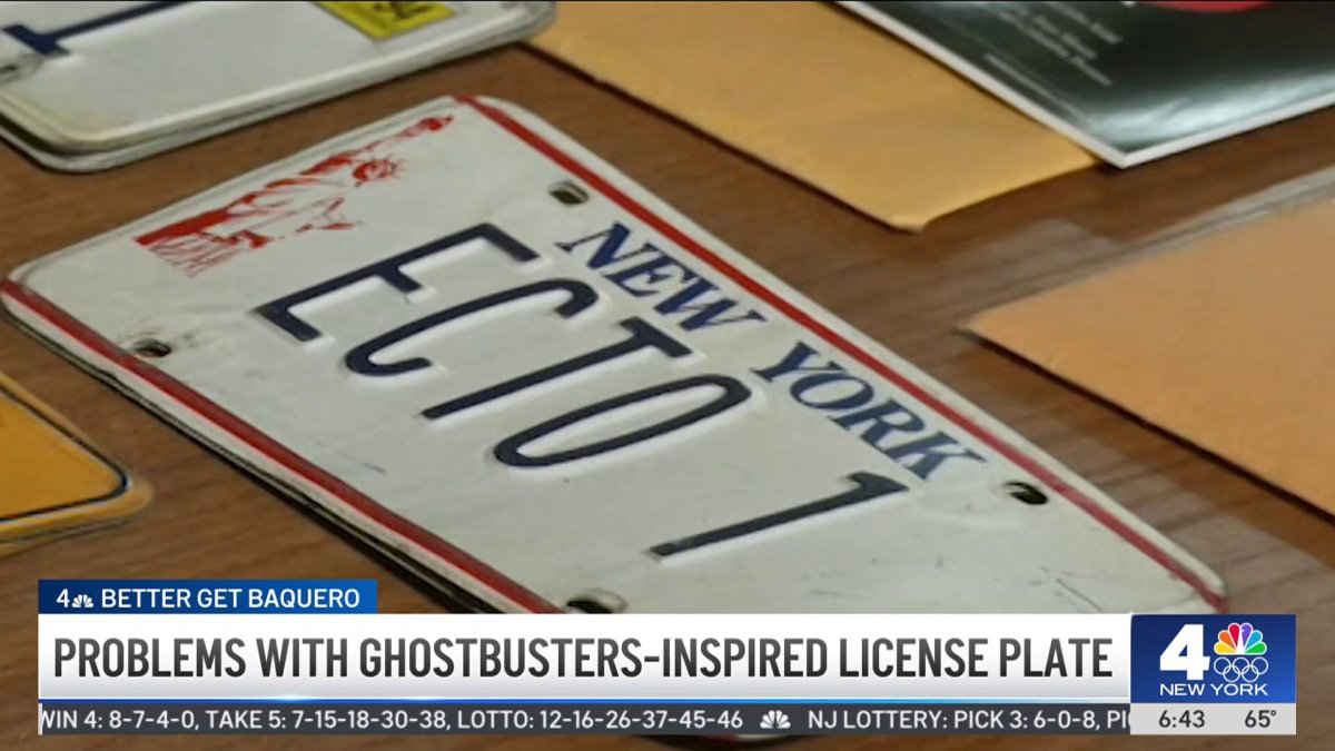Ghostbusters-inspired license plate gives NY man toll headache – NBC ...