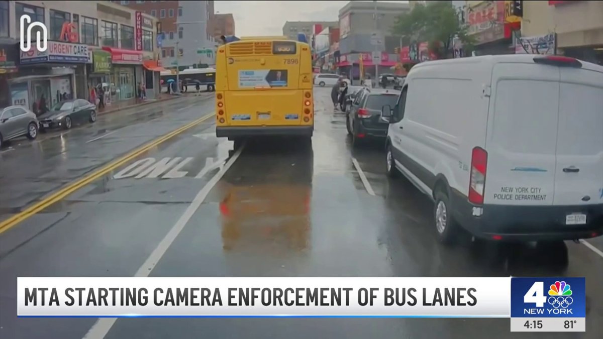 Automated cameras set to help enforce bus lane rules in NYC – NBC New York