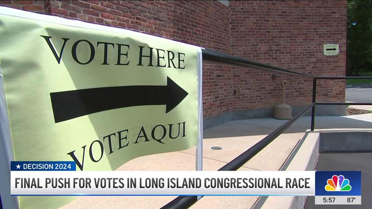 Final push for votes in Long Island Congressional race – NBC New York