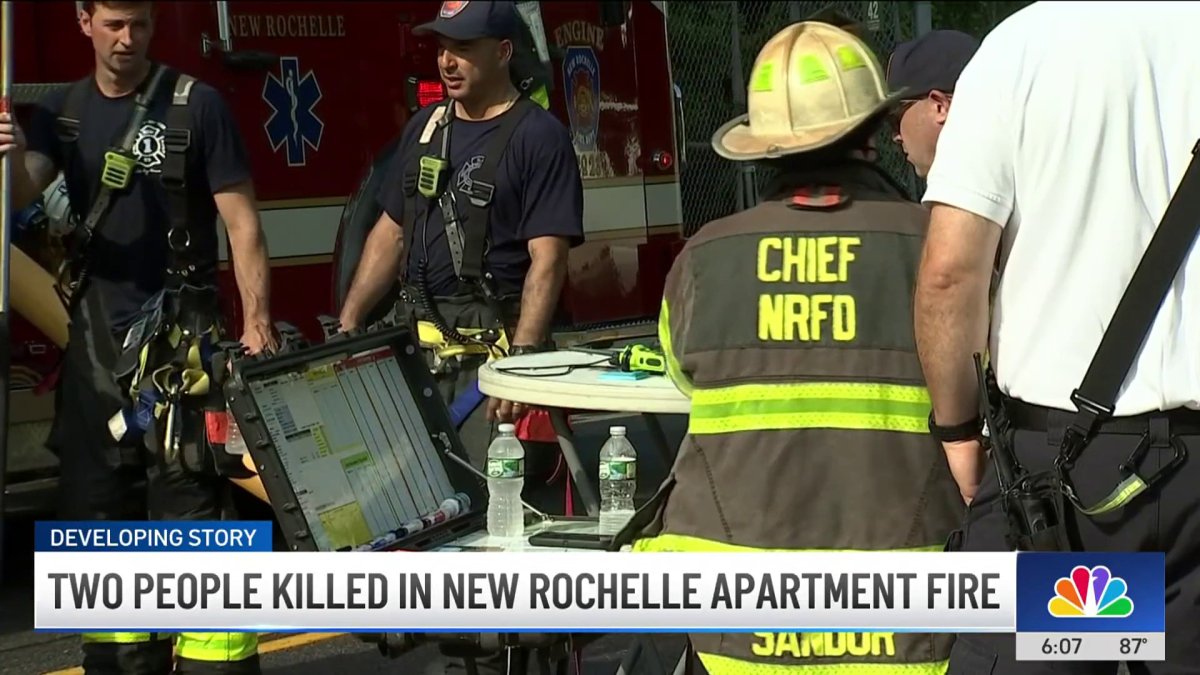 Two people killed in apartment fire in New Rochelle – NBC New York