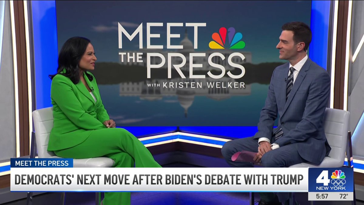 ‘Meet the Press’ moderator Kristen Welker discusses the first ...