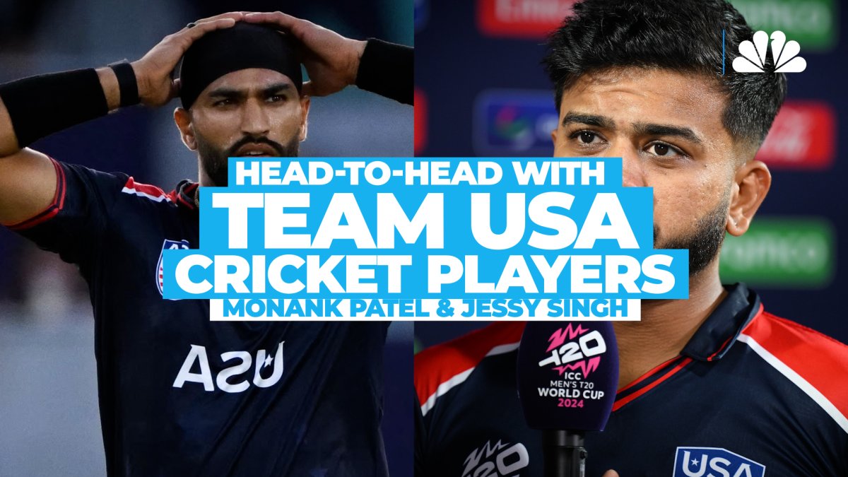 Cricket World Cup: Team USA Monank Patel & Jessy Singh – NBC New York