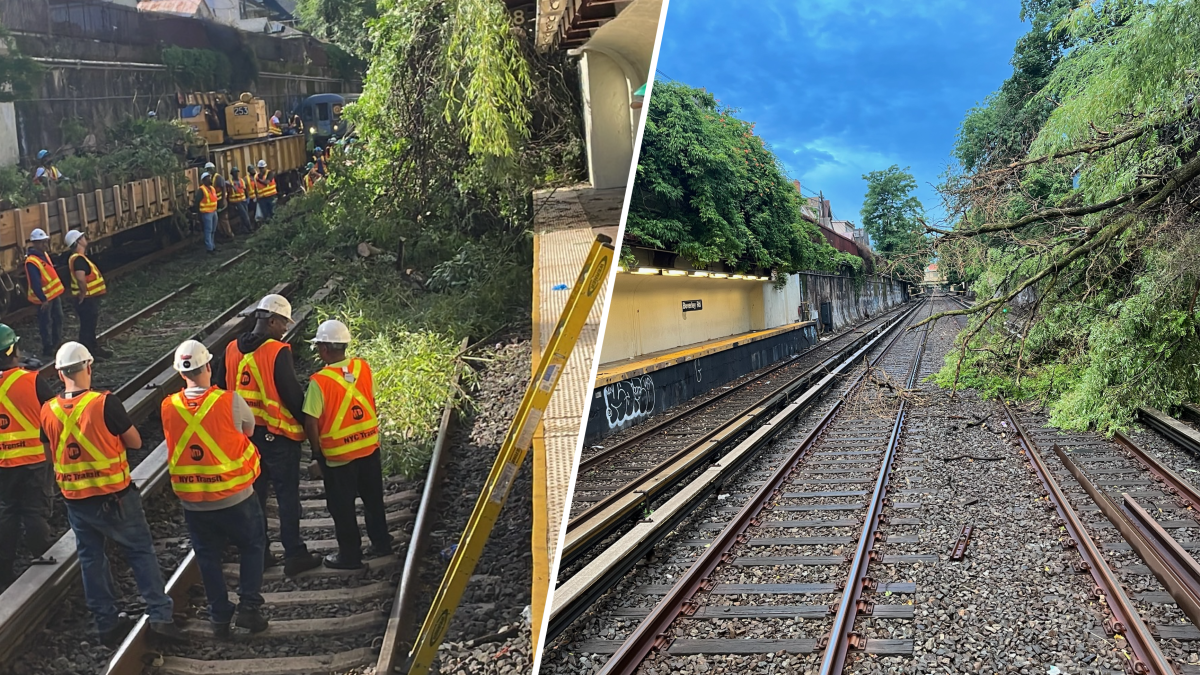 B train service resumes after hours-long shutdown – NBC New York