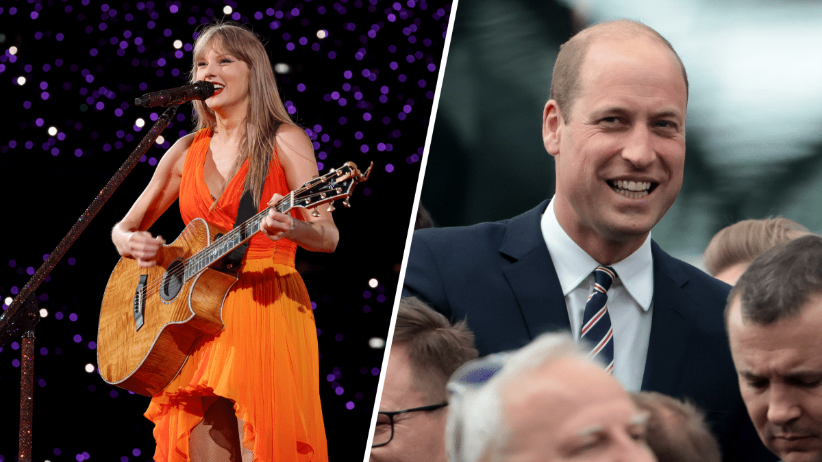 Prince William and Taylor Swift share backstage photos at London ‘Eras ...