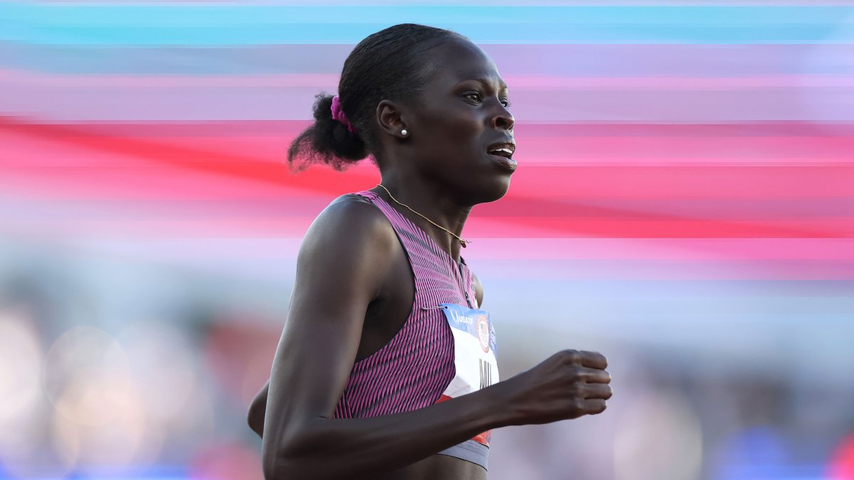 Athing Mu falls at US trials, ending chance of Olympic repeat in Paris ...