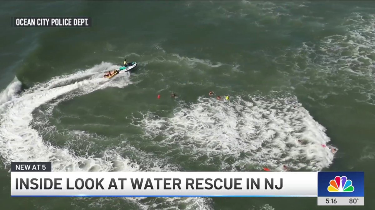 An inside look at a daring water rescue on the Jersey Shore – NBC New York