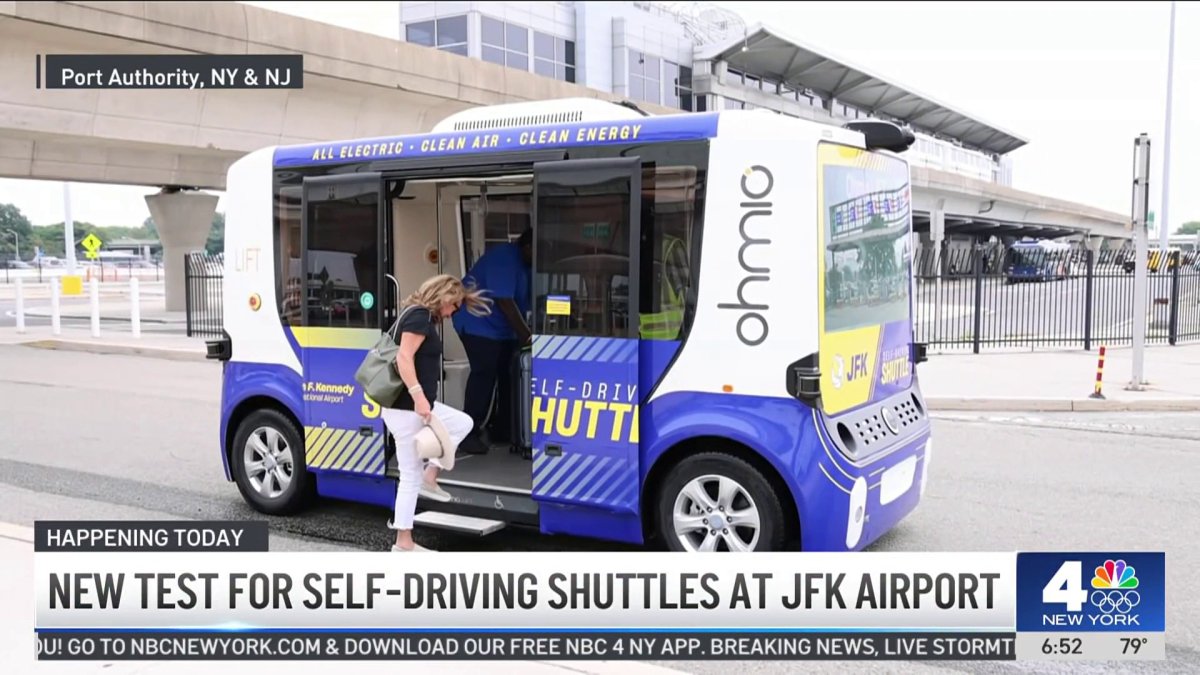 JFK Airport testing self-driving shuttles for some parking lots – NBC ...