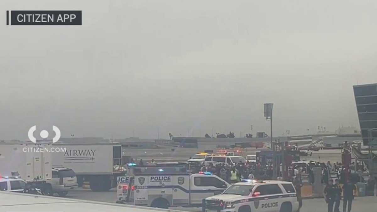 Escalator fire forces evacuation at JFK’s Terminal 8 – NBC New York