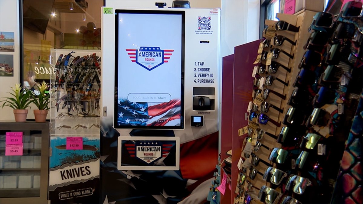 Ammo vending machines created in North Texas – NBC New York