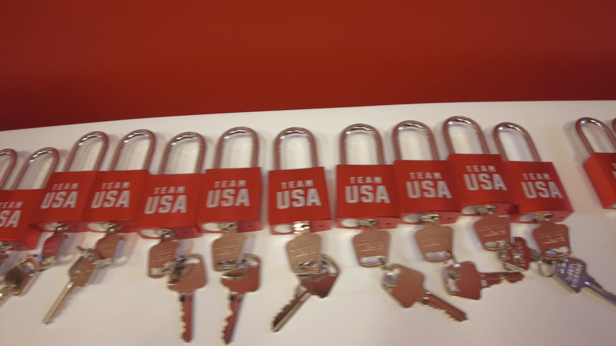 Each Team USA athlete will get two special locks at the Olympics. Here ...