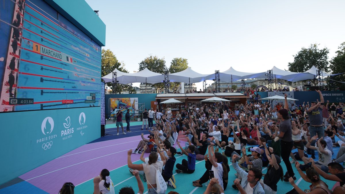 Olympic fans get club treatment in Paris – NBC New York