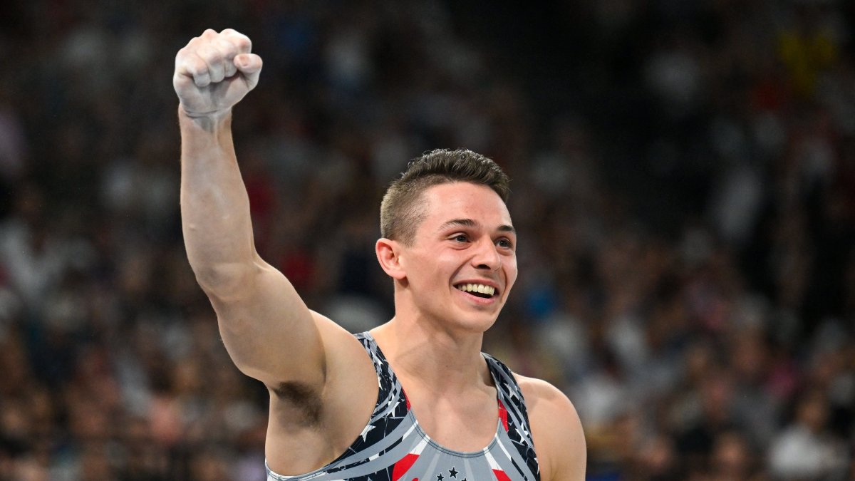 Men’s gymnastics highlights from bronze medal performance – NBC New York