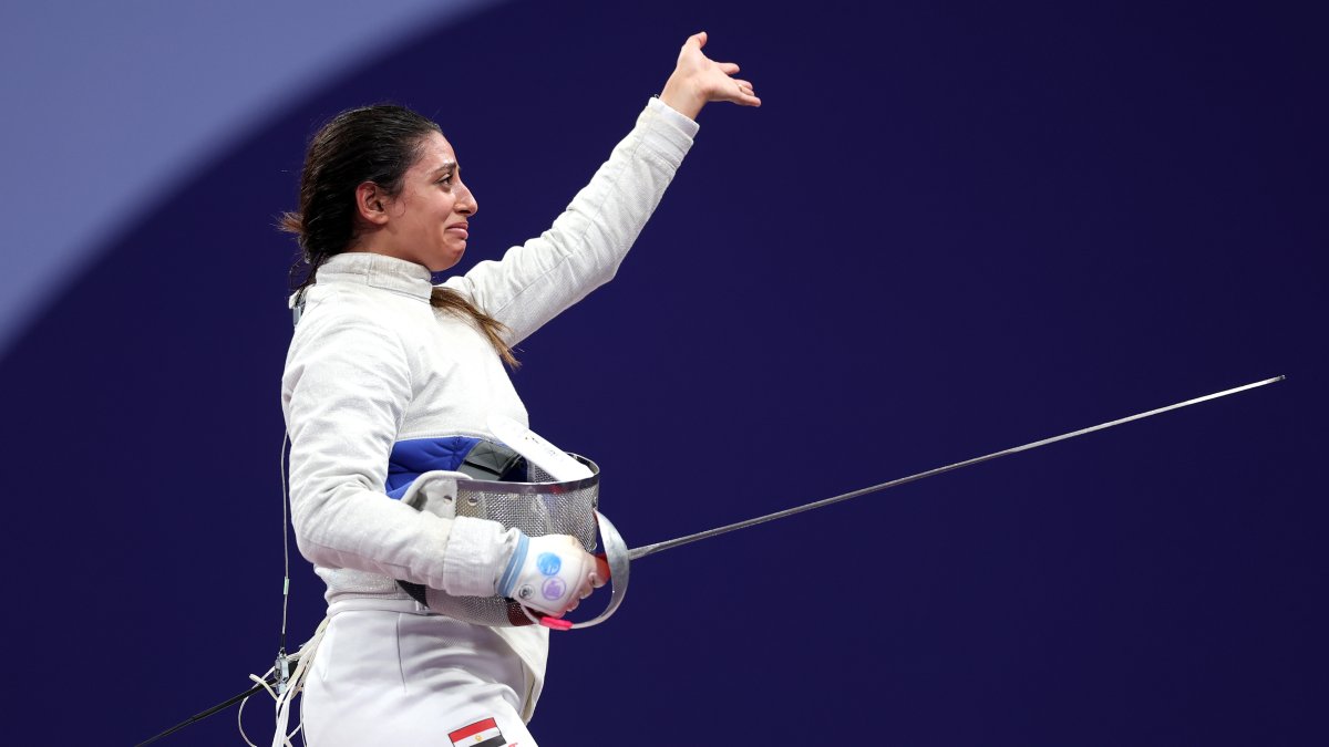 Egyptian fencer reveals she was 7 months pregnant at Olympics – NBC New ...