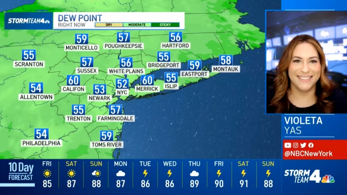 Latest Forecast From Storm Team 4 – NBC New York