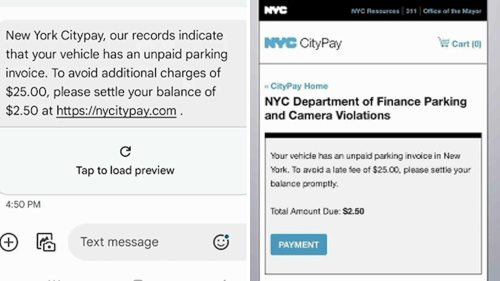 NYC parking ticket scam websites: What to know – NBC New York