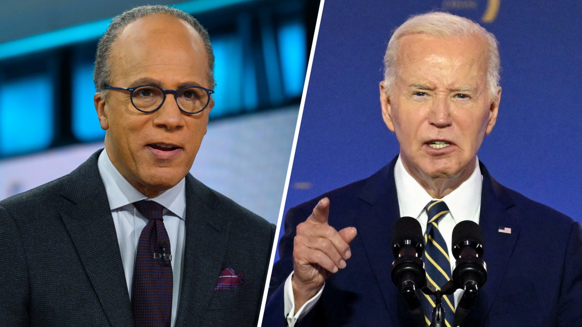 Watch Lester Holt’s interview with President Biden – NBC New York