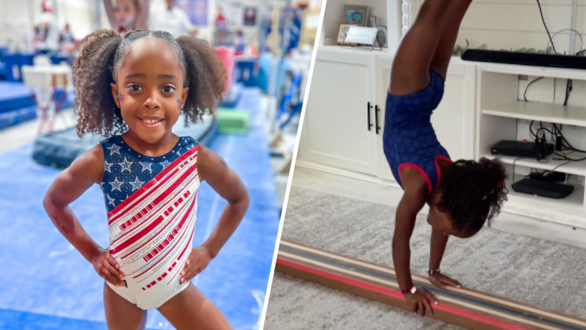5-year-old gymnast sets her sights on the 2036 Olympics – NBC New York
