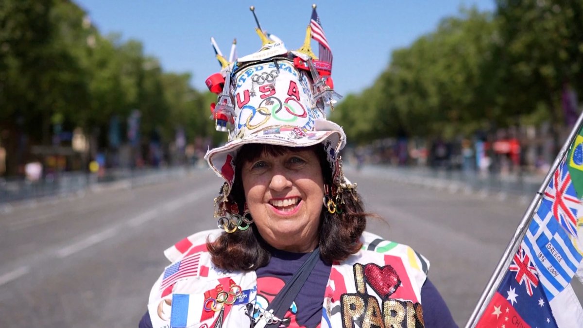 Meet the Olympics superfan who spent her savings to get to Paris – NBC ...