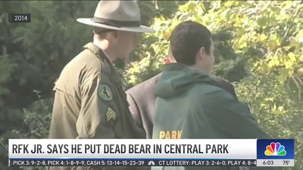 RFK Jr. recounts story of dumping dead bear in Central Park – NBC New York