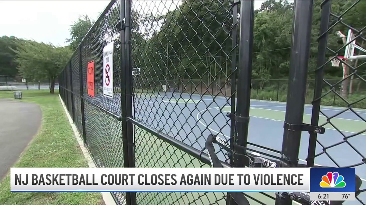 NJ basketball court closes again due to violence – NBC New York