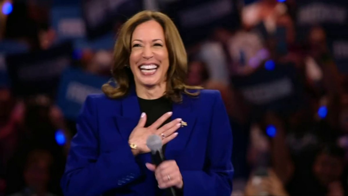 Harris receives Democratic Party nomination following roll call at DNC ...