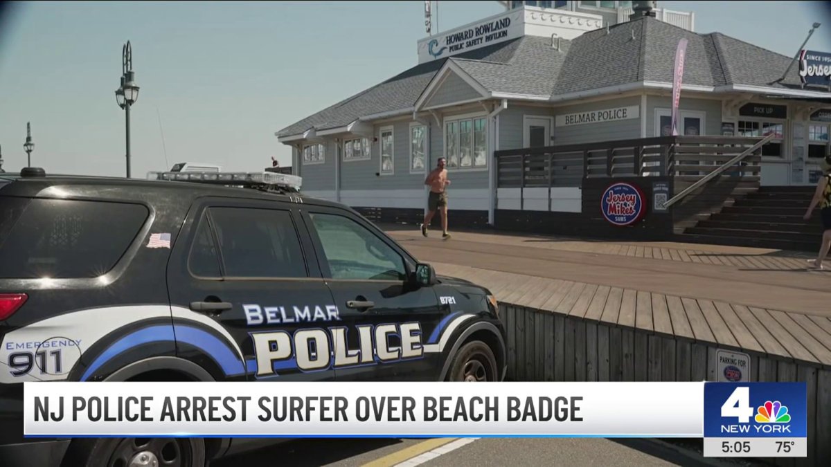 NJ police arrest surfer during beach badge dispute – NBC New York