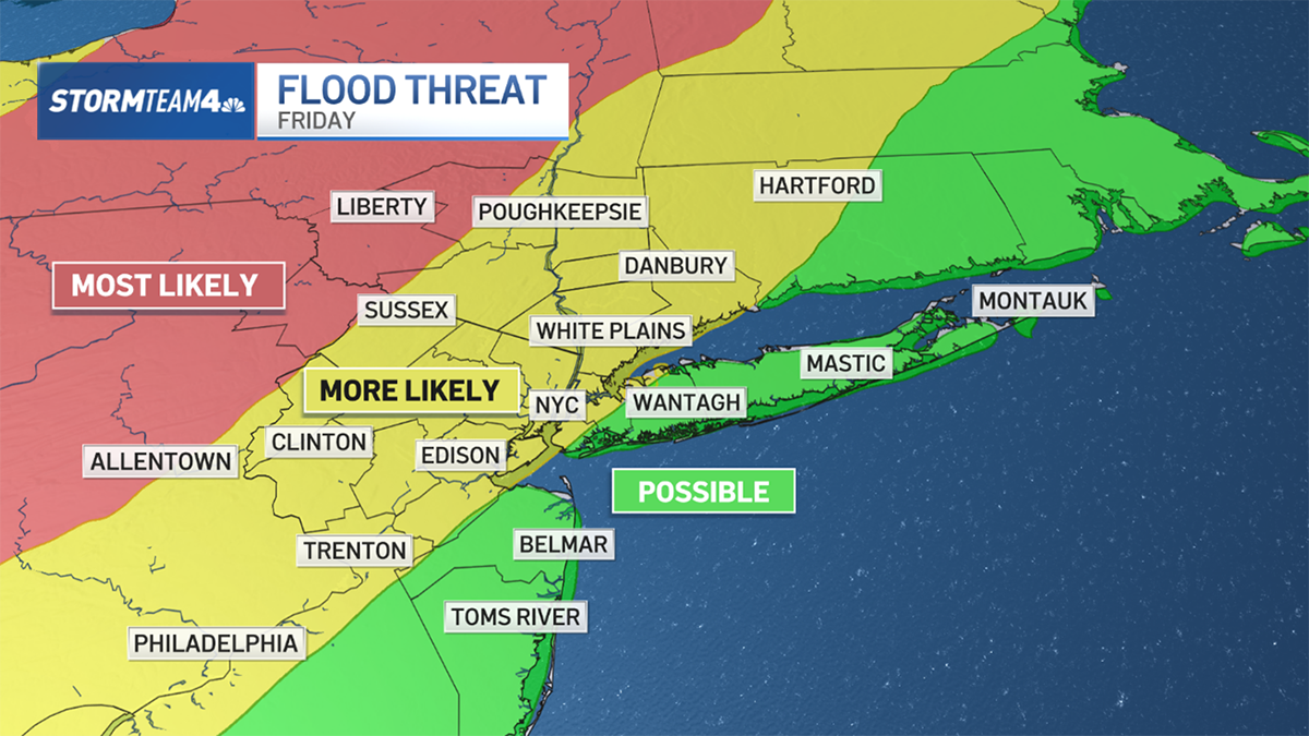 Tropical Storm Debby NYC weekend impacts: Storm path and timing – NBC ...