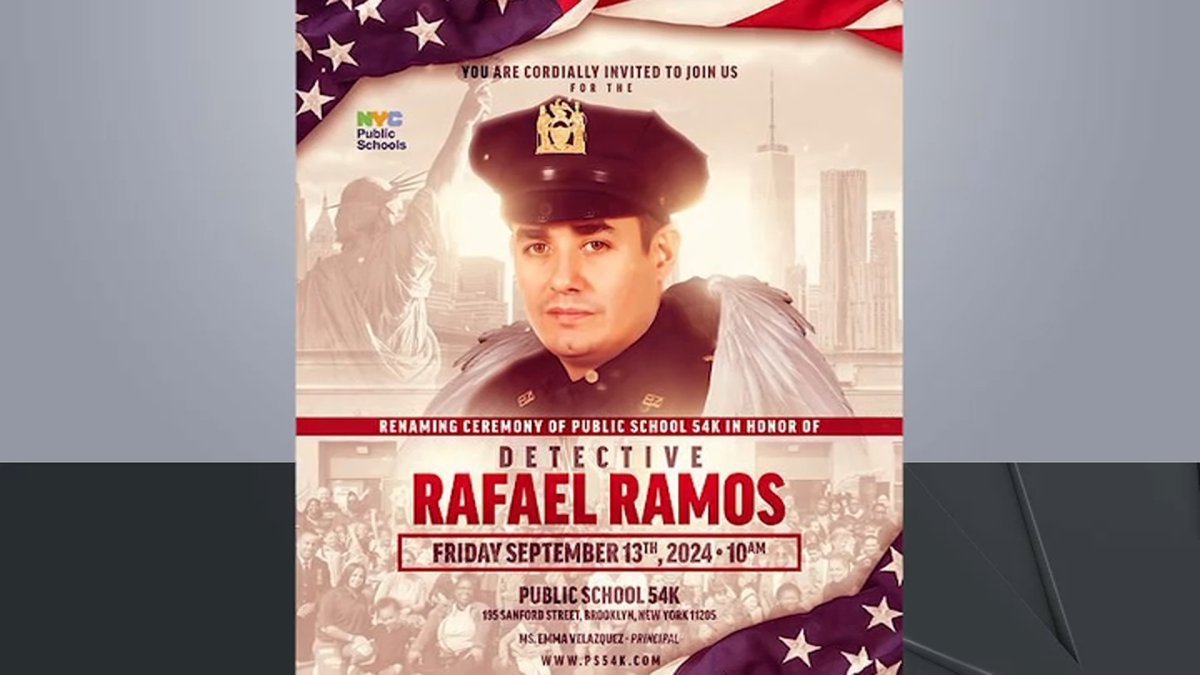 Brooklyn school to be renamed in honor of fallen NYPD Det. Rafael Ramos ...