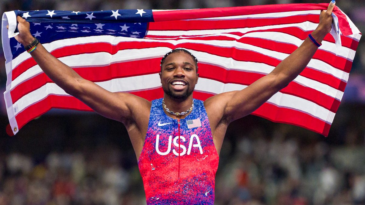 Noah Lyles posts inspirational message after winning gold – NBC New York