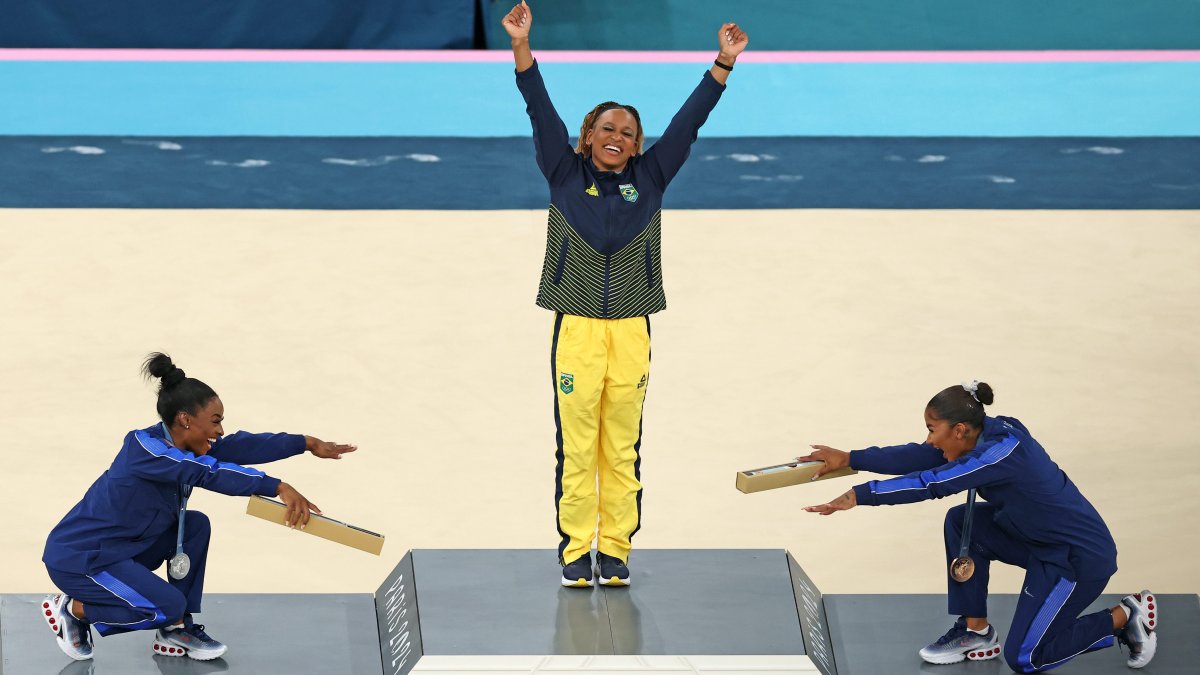 Who is Rebeca Andrade, the gymnast who gold over Simone Biles in the ...