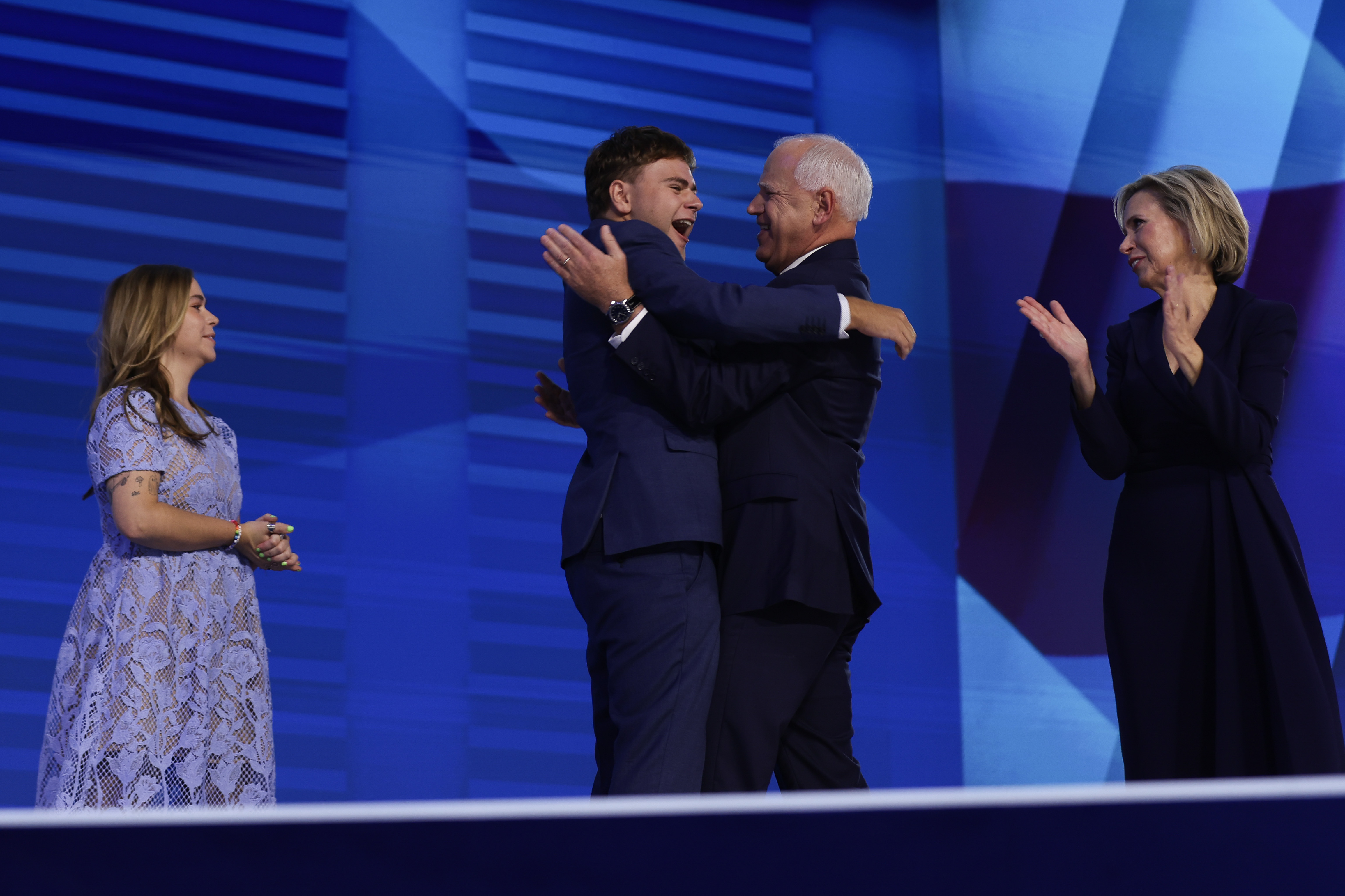 Tim Walz son, Gus Walz, emotional watching dad’s 2024 DNC speech – NBC ...