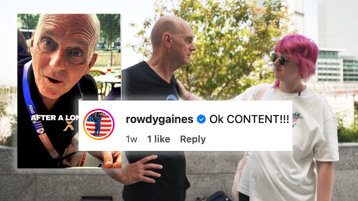 This is the mastermind behind Rowdy Gaines’ fun social media presence ...