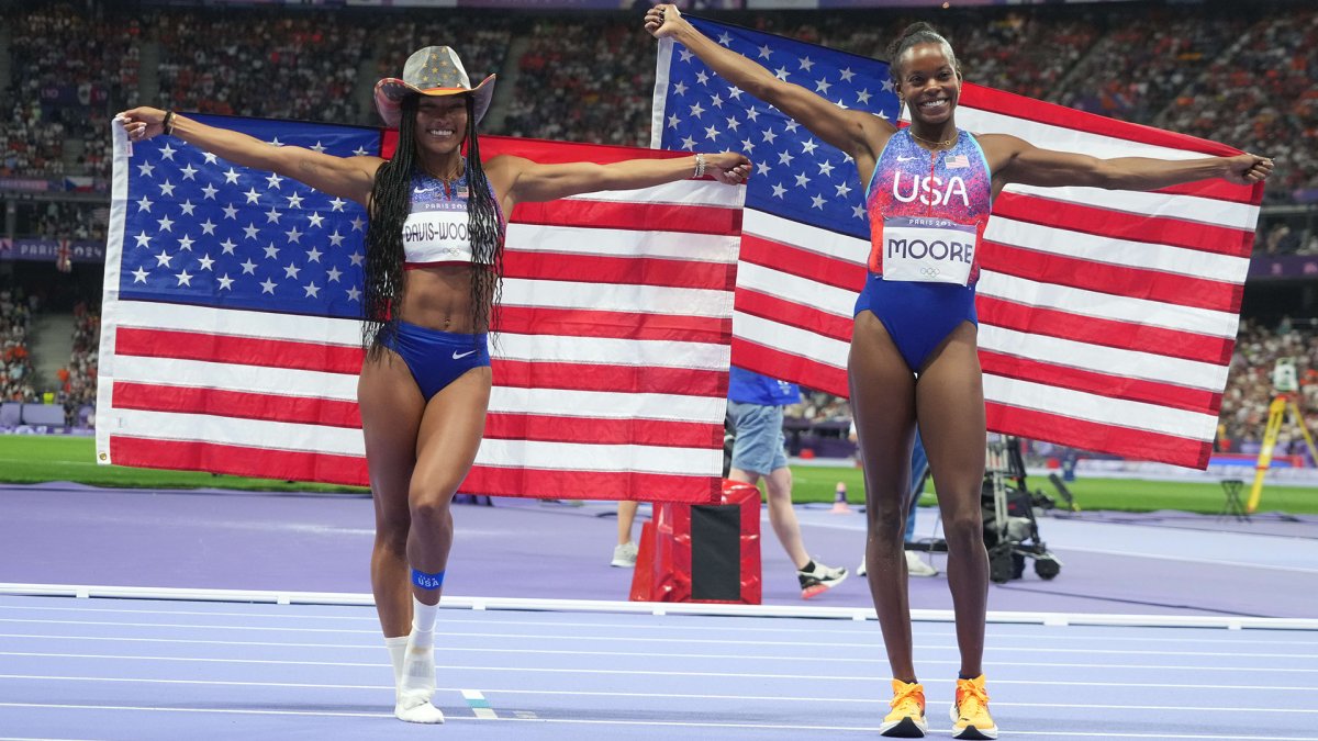Tara Davis-Woodhall wins gold in 2024 Olympics women’s long jump – NBC ...