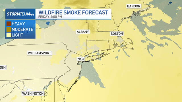 Wildfire smoke returns to NJ, NYC – NBC New York