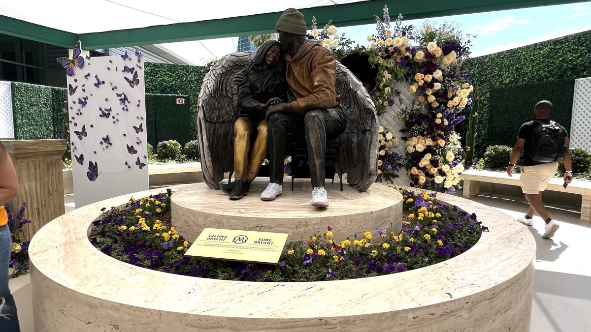Lakers unveil statue of Kobe Bryant and daughter – NBC New York Lakers unveil statue of Kobe Bryant and daughter – NBC New York